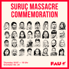 Suruç Massacre Commemoration — FAU Berlin