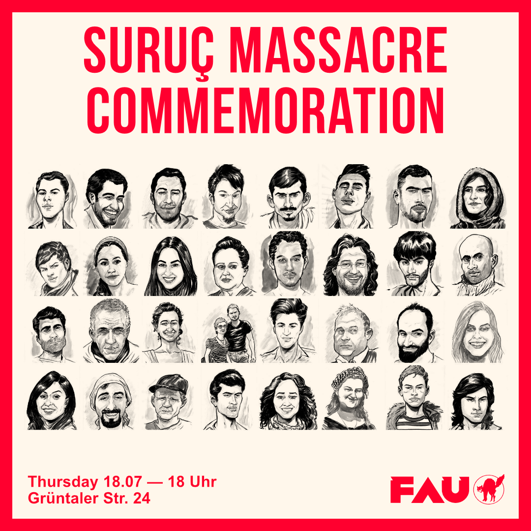 Suruç Massacre Commemoration — FAU Berlin