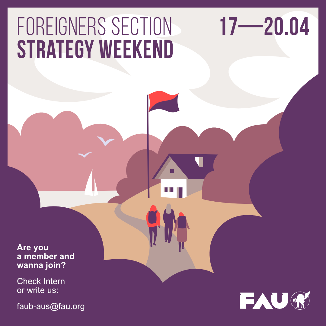 Foreigners Section Strategy Camp 2025 — Invitation — FAU Berlin